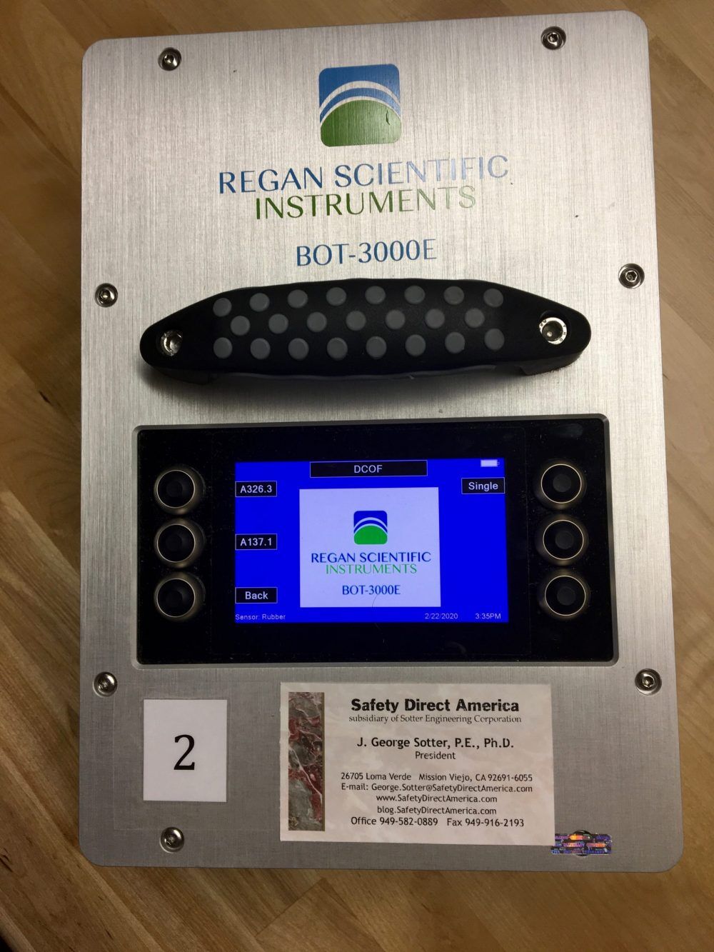 BOT-3000E Manufacturer Warns Against Using ANSI/NFSI B101 Standards